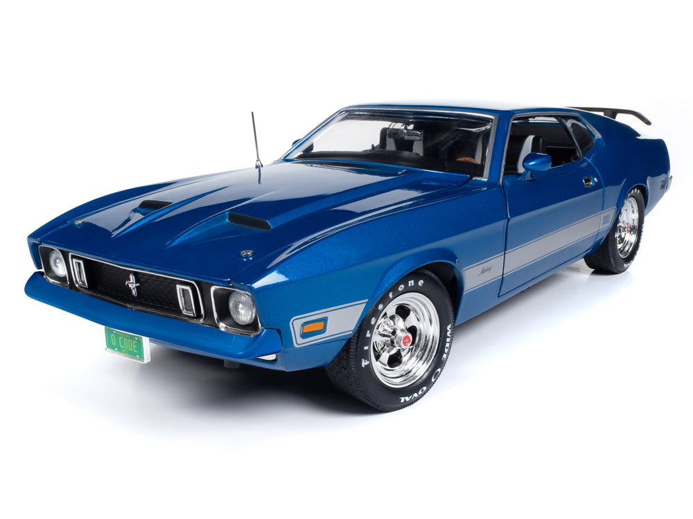 American Muscle 1973 Ford Mustang Mach 1 Class of 1973 1 18 Scale Di Auto World Store