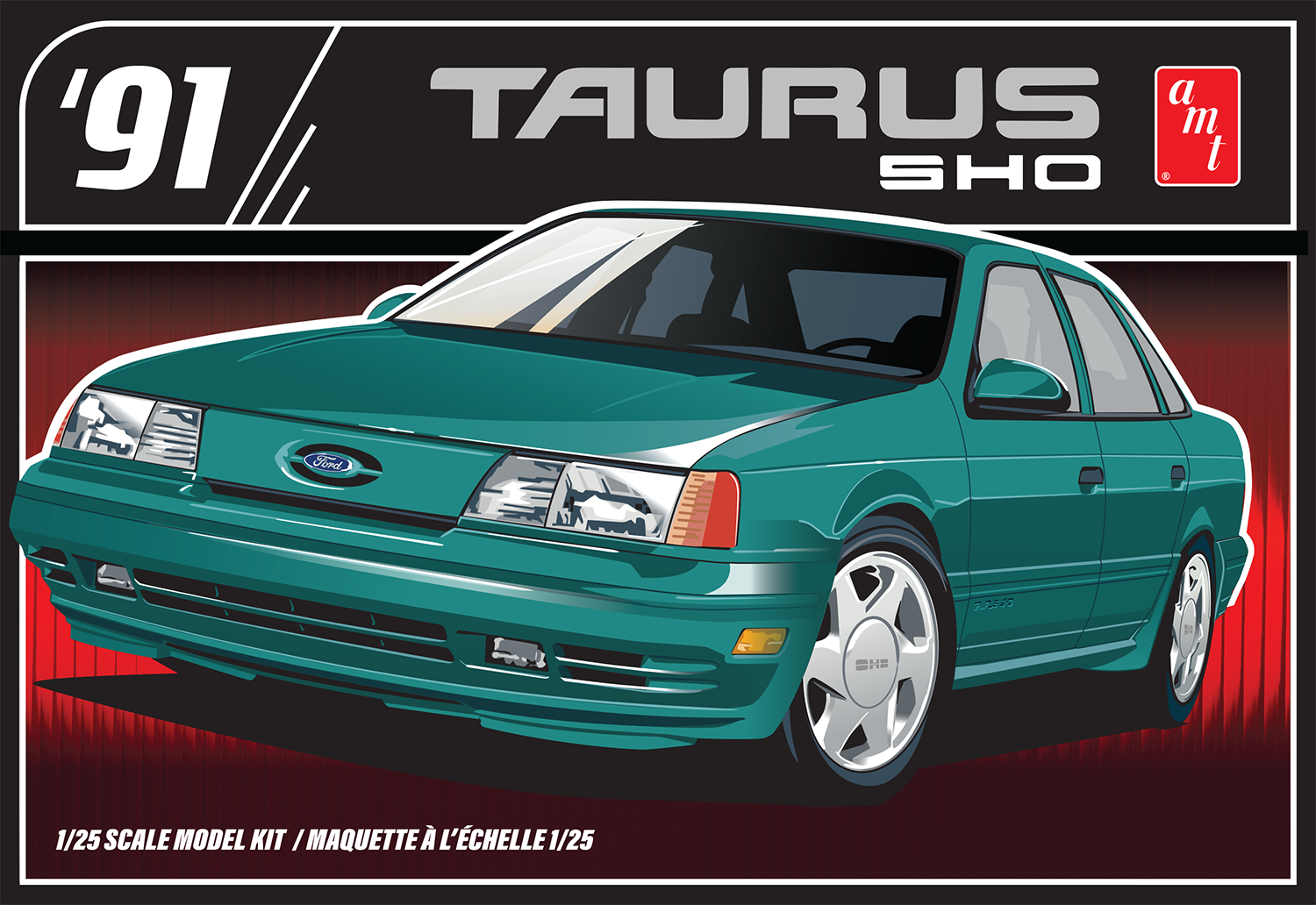 "PRE-ORDER" AMT 1991 Ford Taurus 1:25 Scale Model Kit (DUE LATE FEBRUA ...