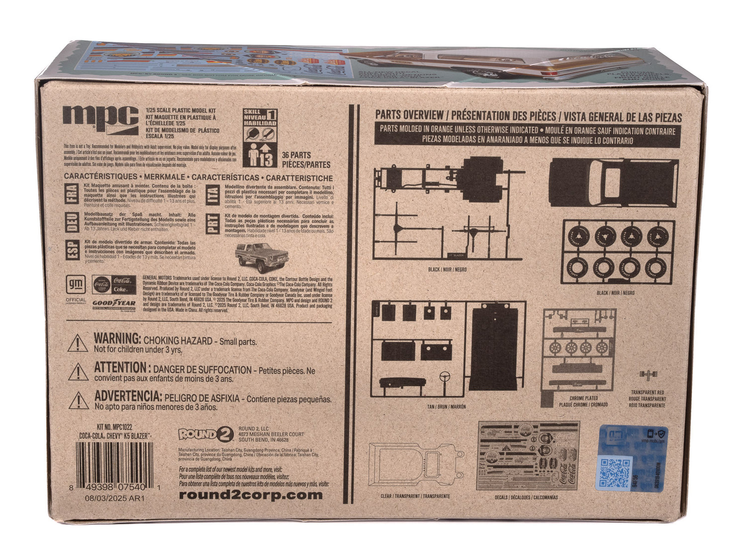 MPC Super Snap Chevy K5 Blazer Coke 1:25 Scale Model Kit | Auto World Store
