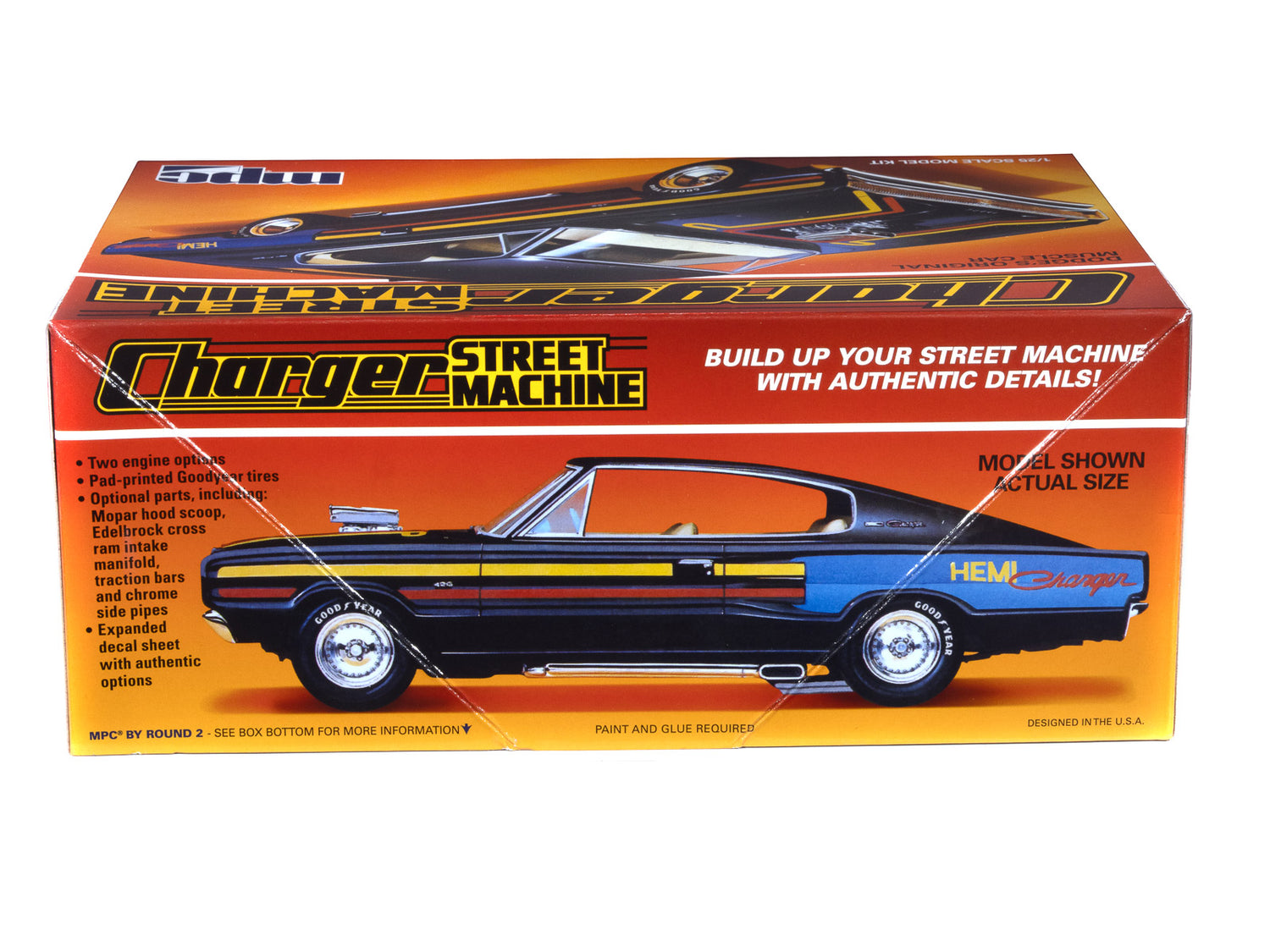 MPC 1967 Dodge Charger Street Machine 1:25 Scale Model Kit | Auto World ...