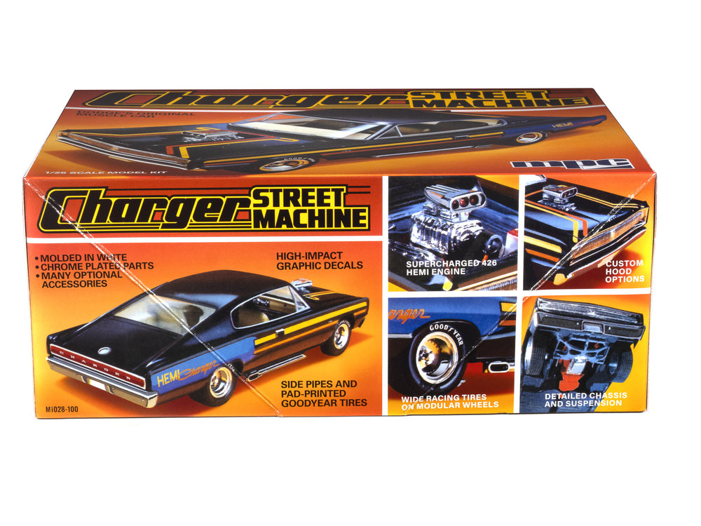 MPC 1967 Dodge Charger Street Machine 1:25 Scale Model Kit | Auto World ...