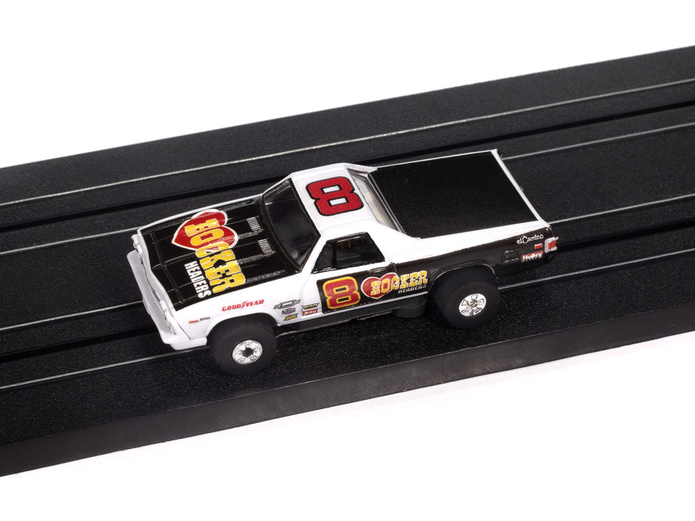 Auto World Thunderjet 1969 Chevy El Camino (Black & White) HO Scale Sl ...