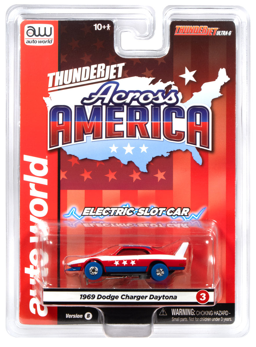 "PRE-ORDER" Auto World Thunderjet 1969 Dodge Charger Daytona Version B ...