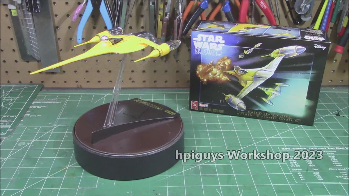 AMT Star Wars: The Phantom Menace N-1 Naboo Starfighter (Snap) 1:48 Sc ...