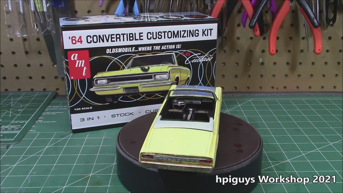 AMT 1964 Olds Cutlass F-85 Convertible 1:25 Scale Model Kit – Auto ...