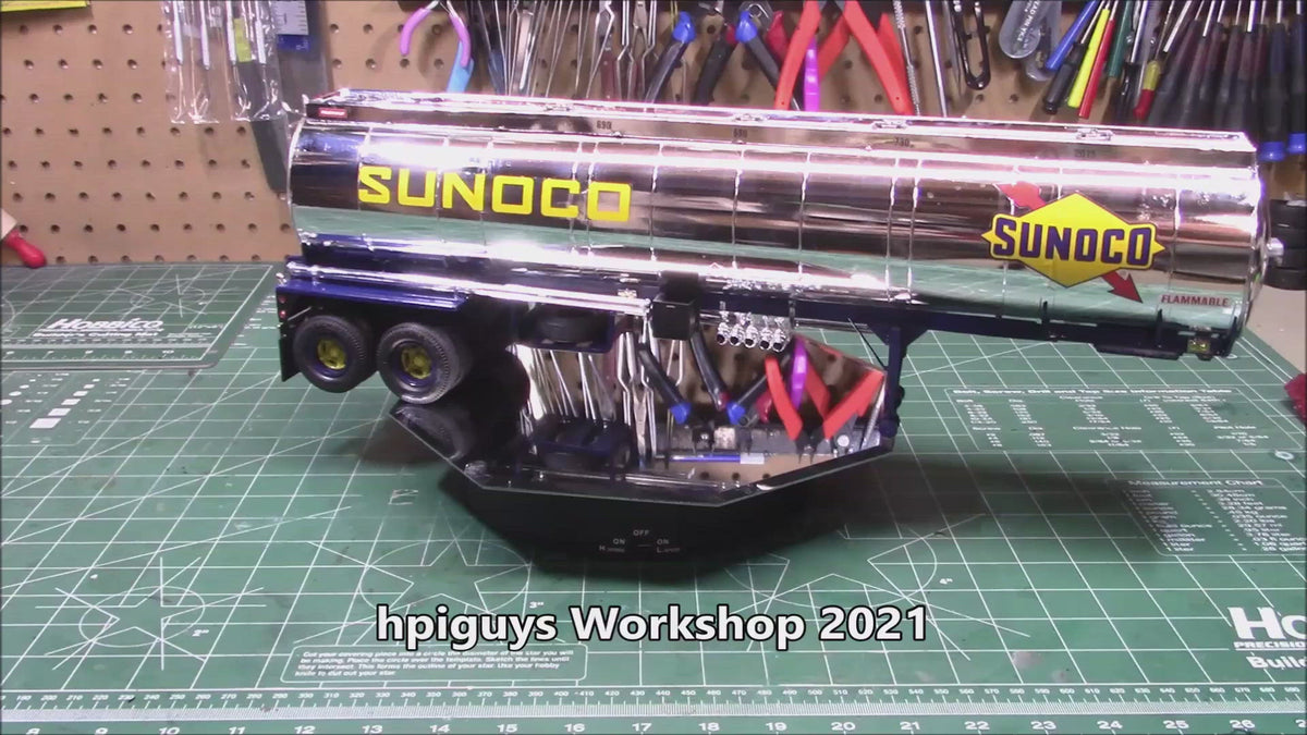AMT Fruehauf Plated Tanker Trailer (Sunoco) 1:25 Scale Model Kit – Auto ...