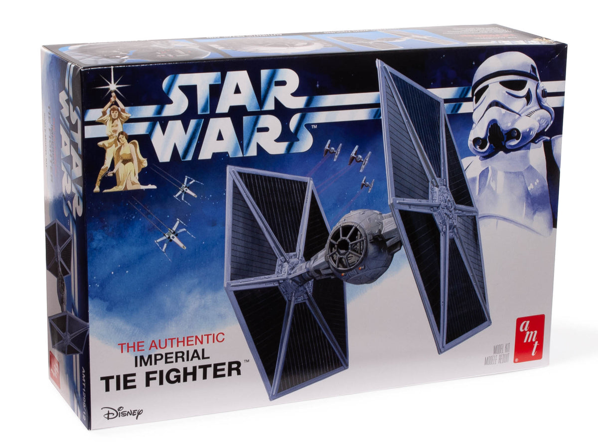 AMT Star Wars: A New Hope TIE Fighter 1:48 Scale Model Kit – Auto World ...