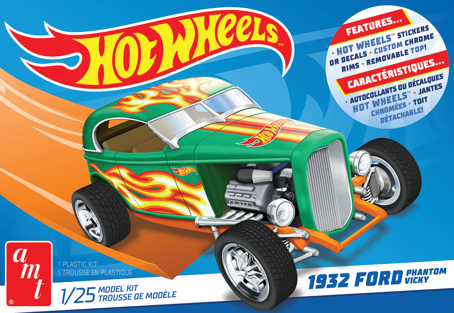 AMT 1932 Ford Phantom Vicky Hot Wheels 1:25 Scale Model Kit#N#– Auto ...