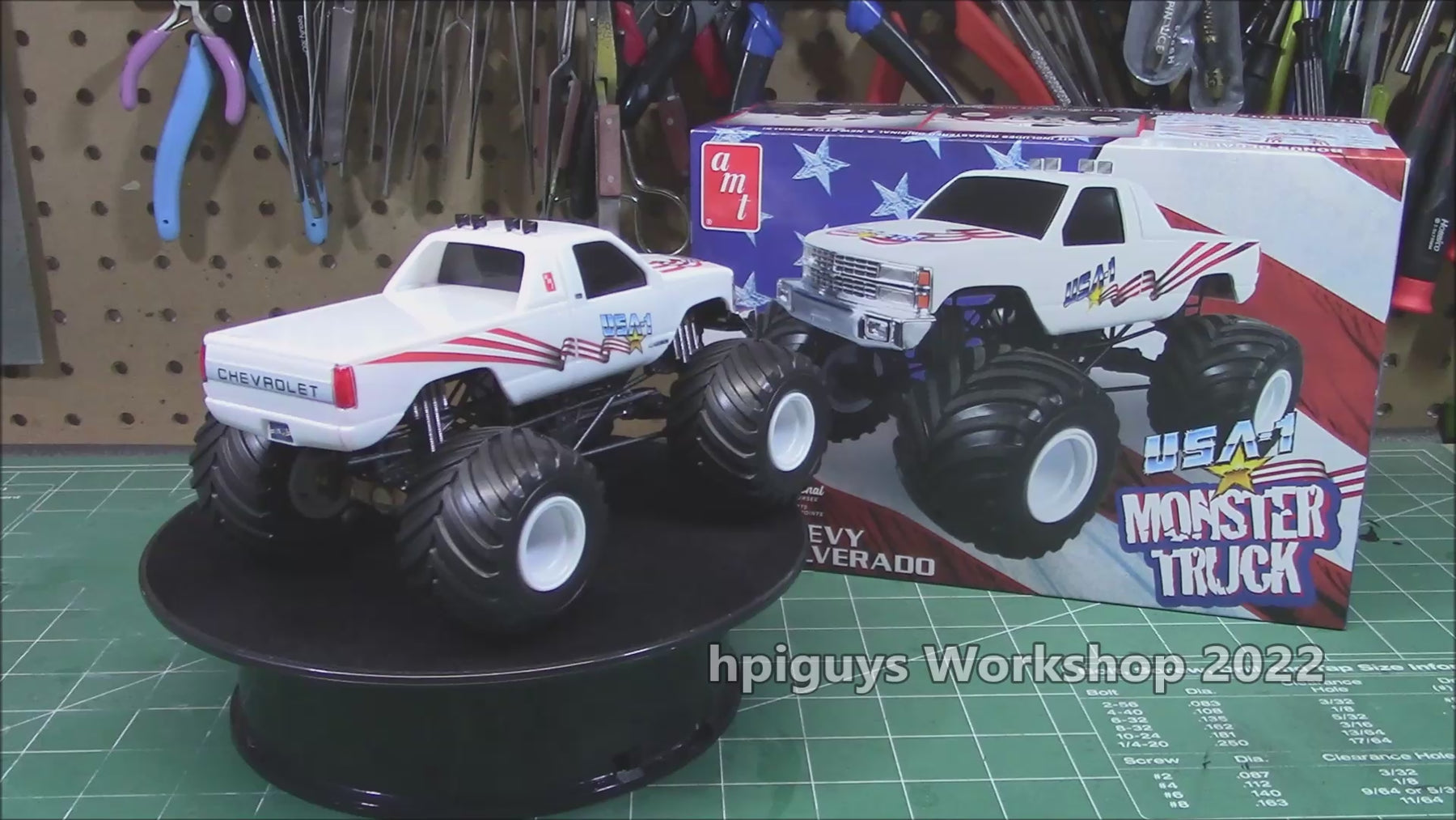 AMT USA-1 Monster Truck SNAP 1:32 Scale Model Kit – Auto World Store